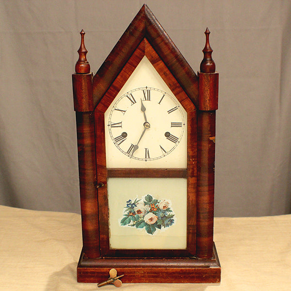 Vintage Gothic Style 30 Hour Steeple Clock – America's Auction Channel